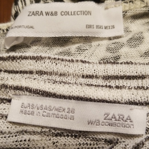 Zara | Tops | Zara Wb Collection Duo Tops Short Long S15518 | Poshmark